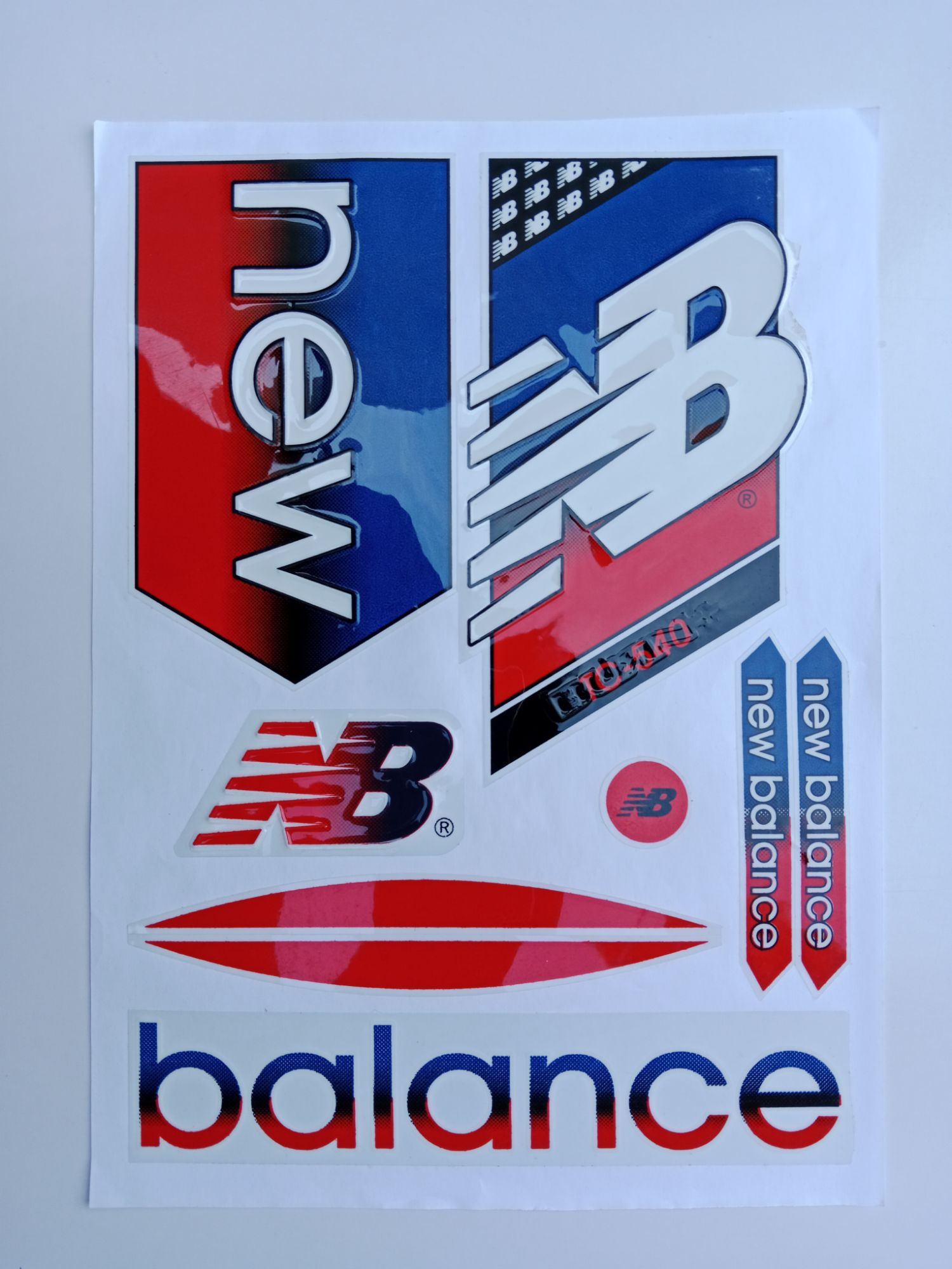 New 3D 2024 Latest NEW Balance Red & Blue Edition Top Quality Cricket ...