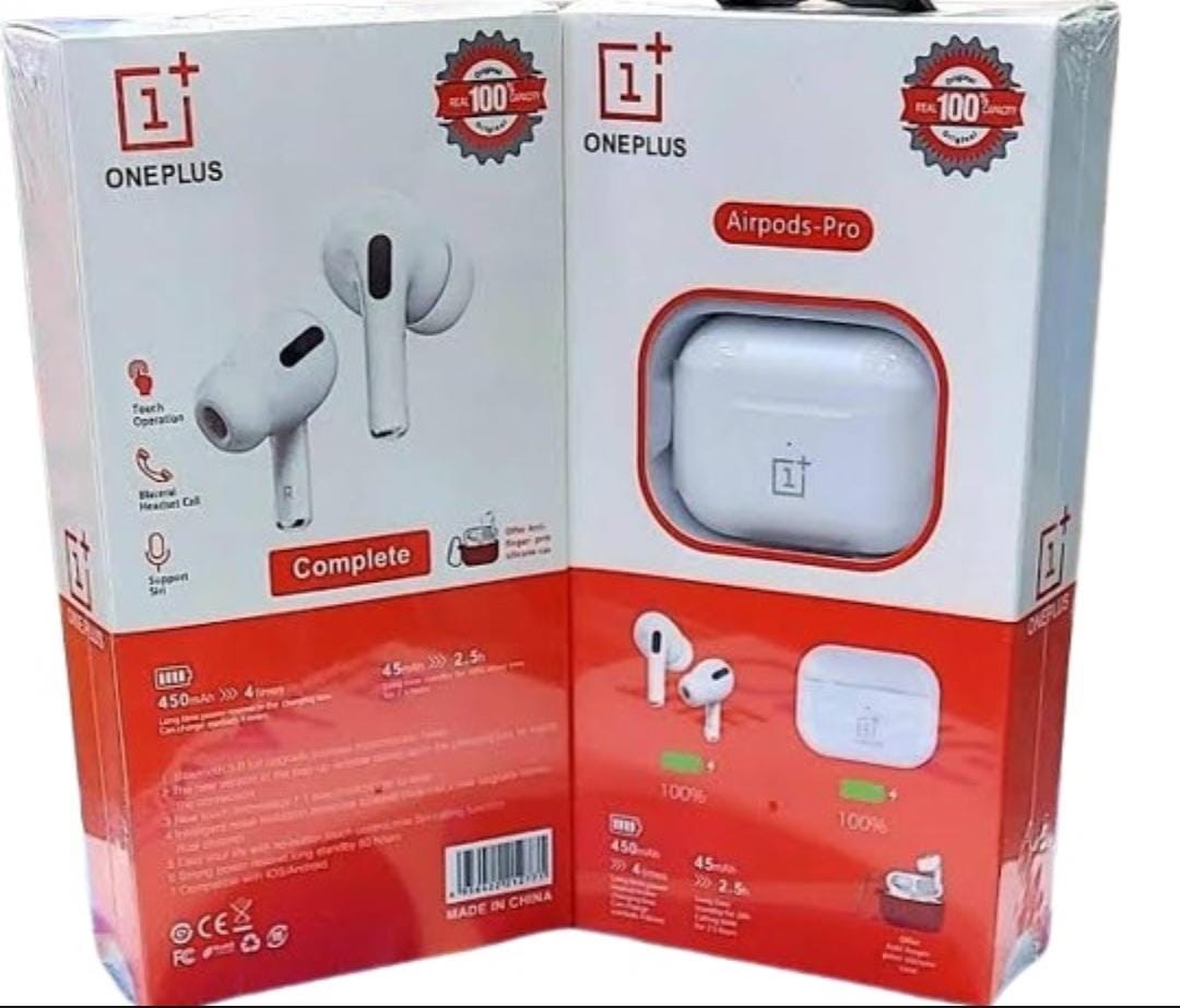 Oneplus Airpods Pro TWS Wireless Bluetooth Earbuds with Silicone Case ...