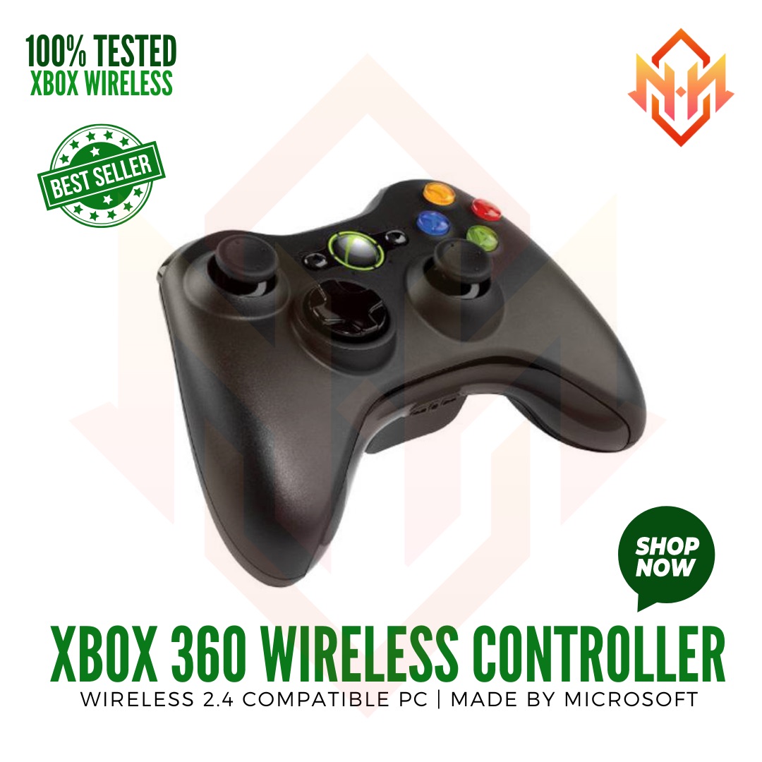 Budget Friendly | Xbox 360 Wireless Controller - Controller - Game ...