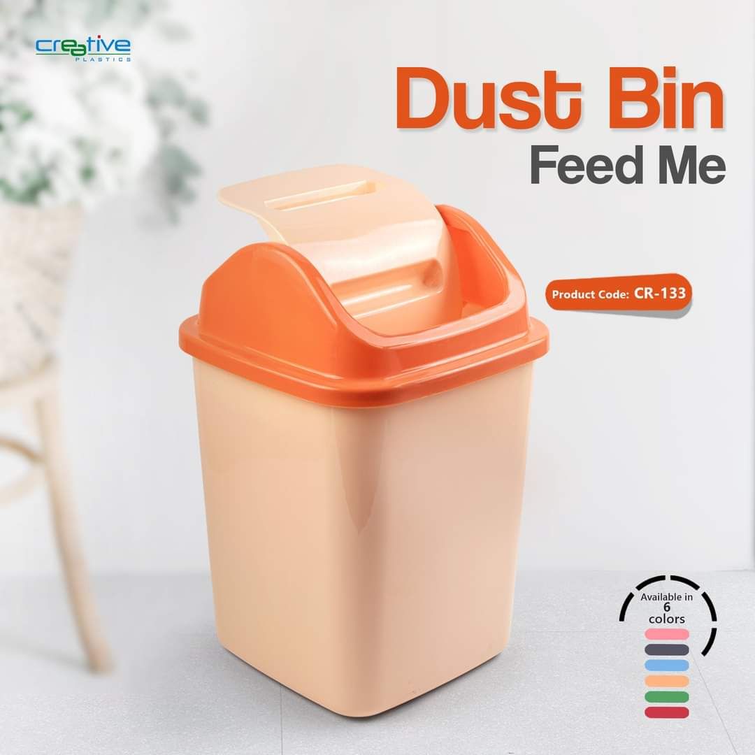Feed Me Dustbin Small (With Swing Flipper) | Daraz.pk