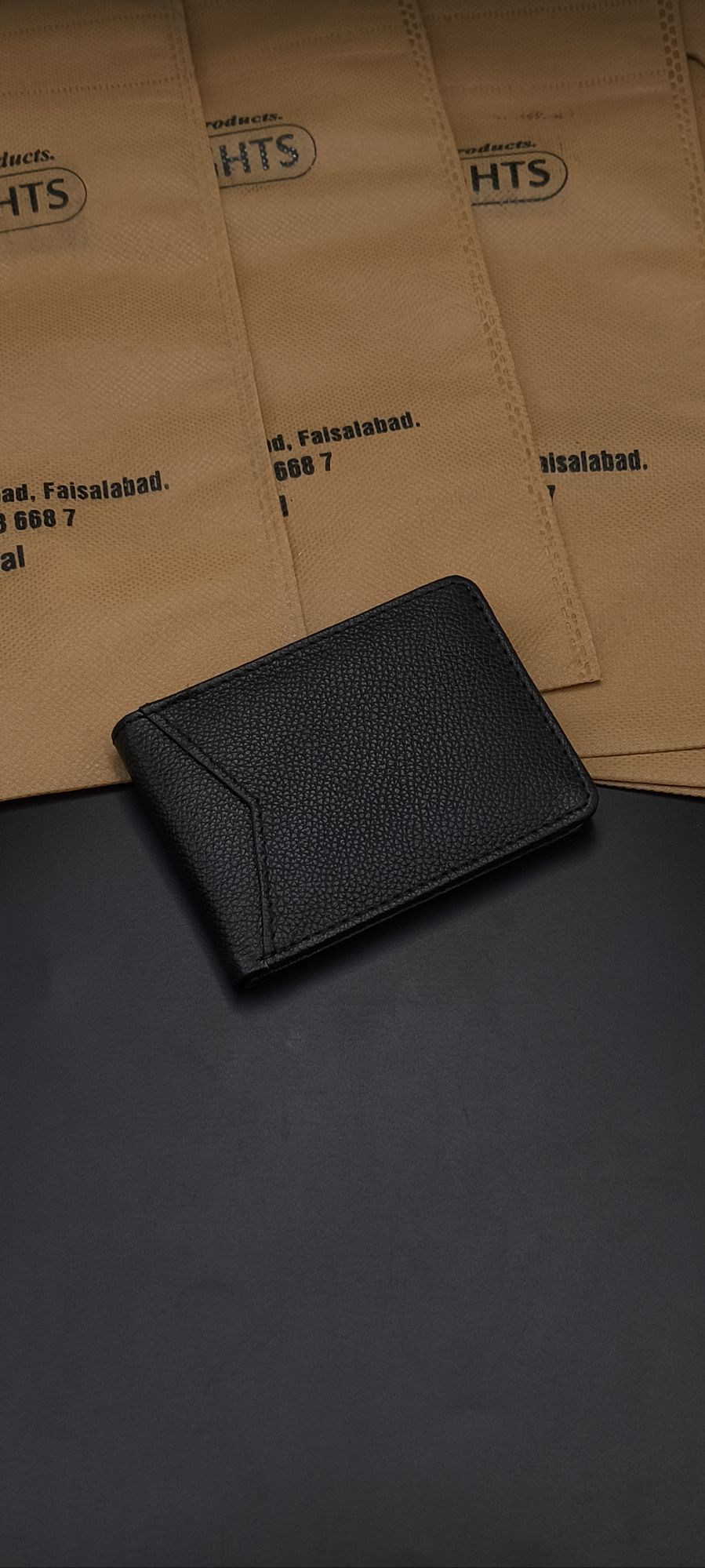 mini slim and smart leather wallet for men | Daraz.pk