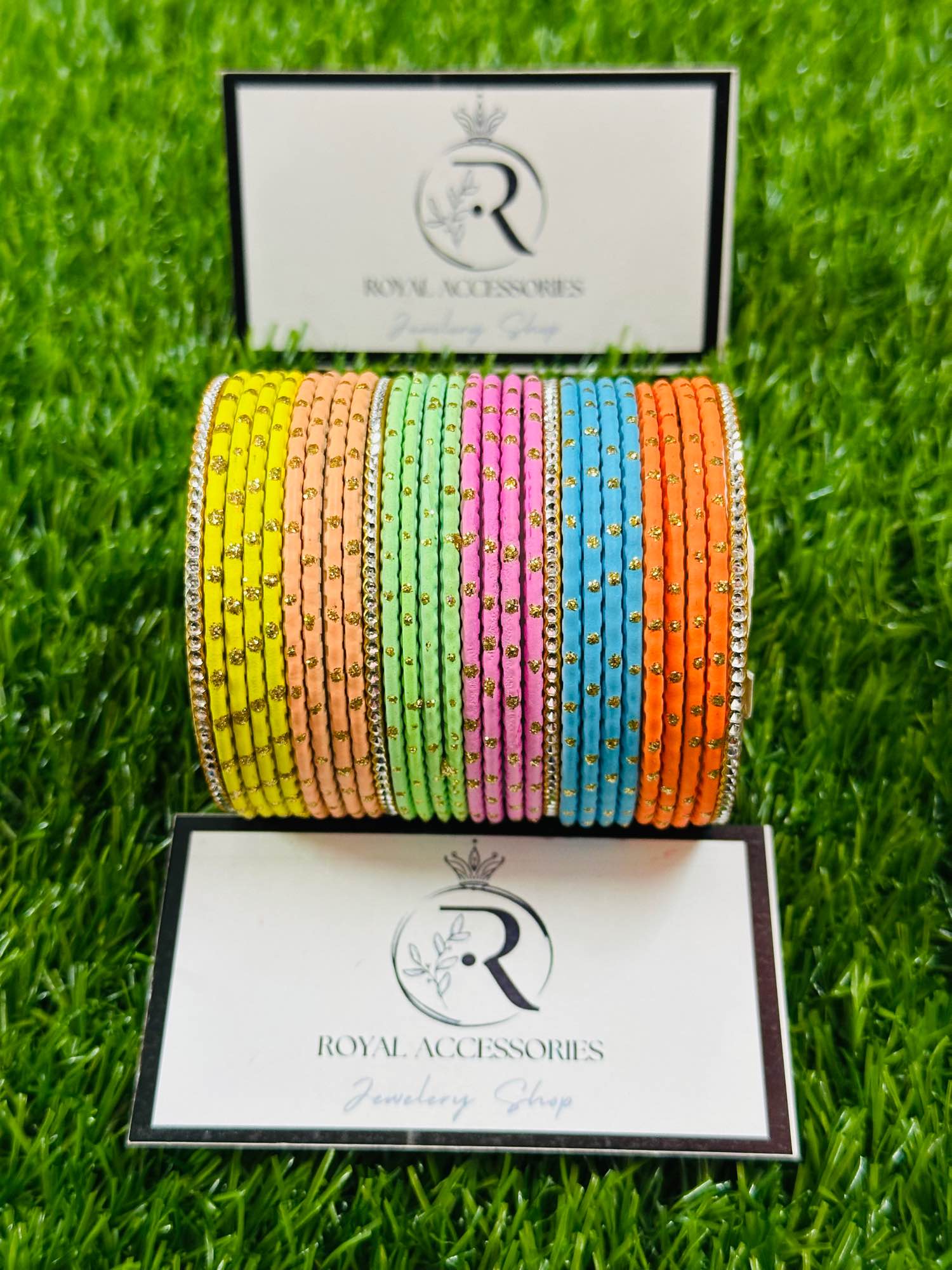 Bangle for girls. Trendy colours bangles set. Beautiful design. Light ...