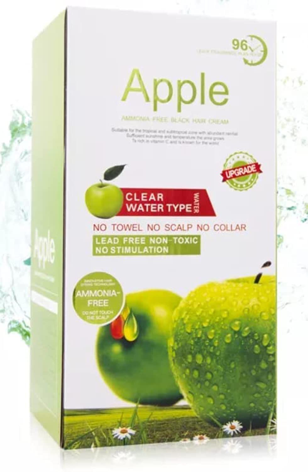 Apple Hair Color 96 Natural Black Ammonnia Free | Daraz.pk