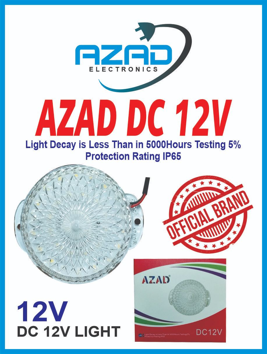 Super Bright LED DC12Volt battery operated light . | Daraz.pk