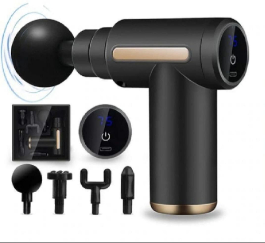 Massage Gun 5 in1 Multifunctional Electric Full Body Massage Equipment ...