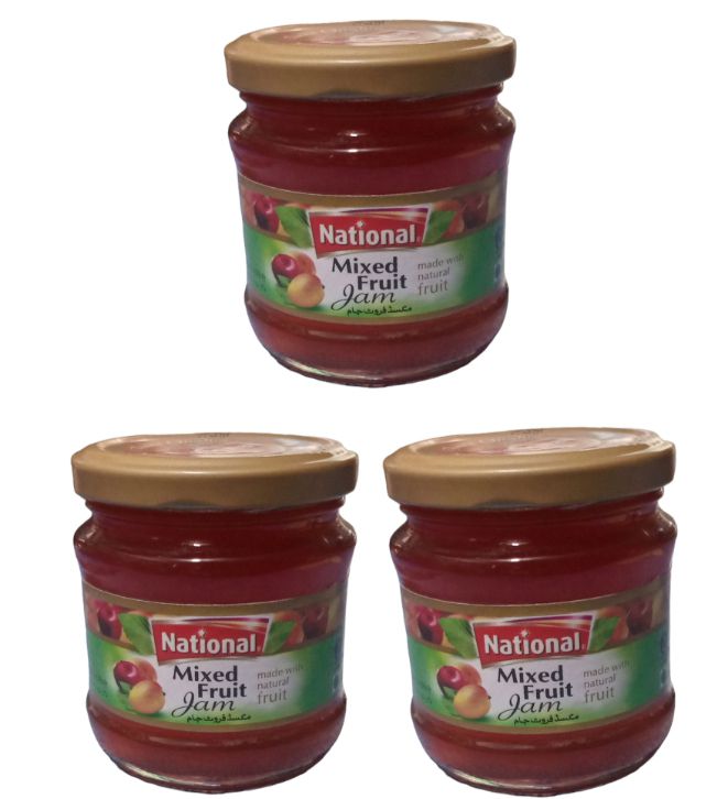 Pack of 3 National mix jam 200 gm | Daraz.pk