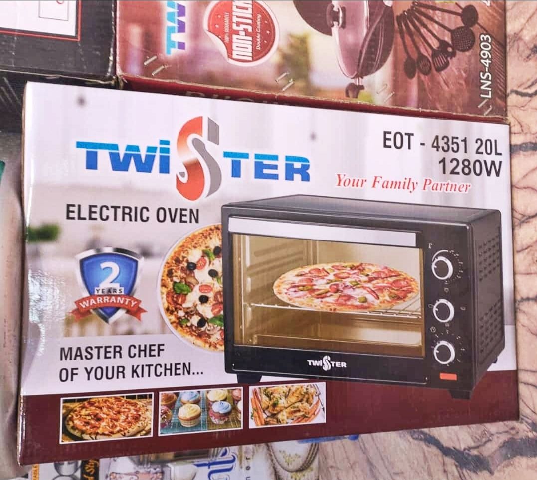 Twister Branded Electric Oven Toaster (20 liter) | Daraz.pk