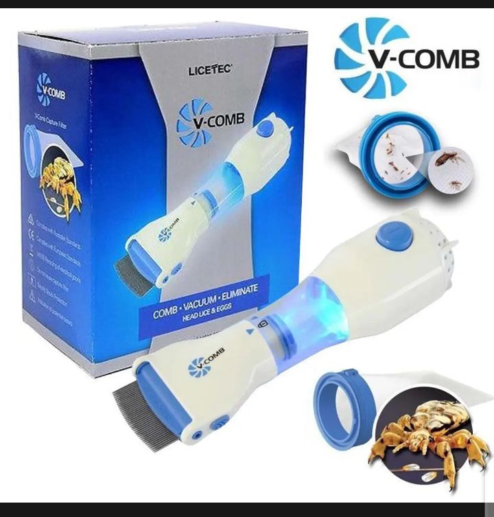 V Comb head Lice Machine with Filter, Head Lice Treatment machine ...
