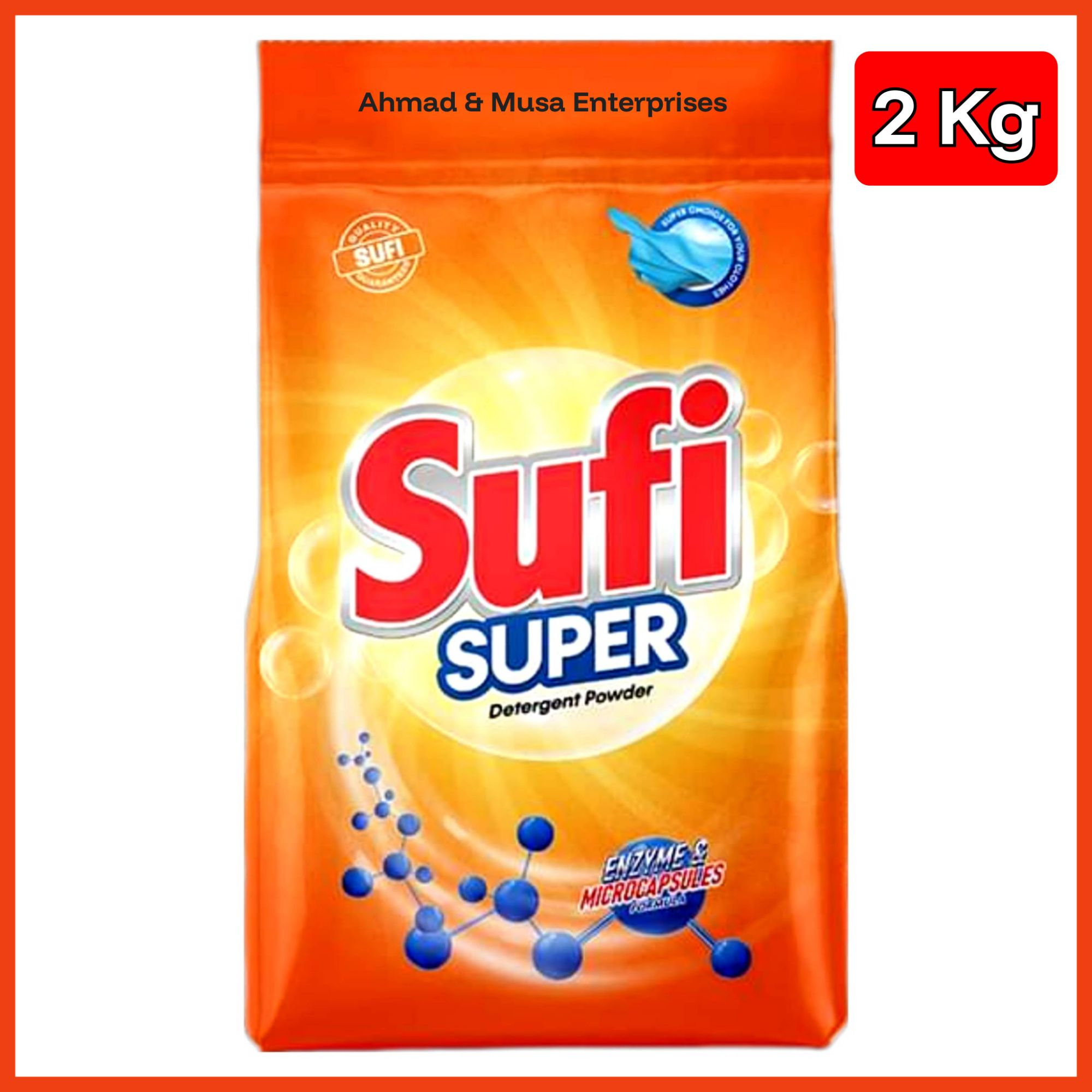 Sufi Super Detergent Powder 2 kg | Daraz.pk