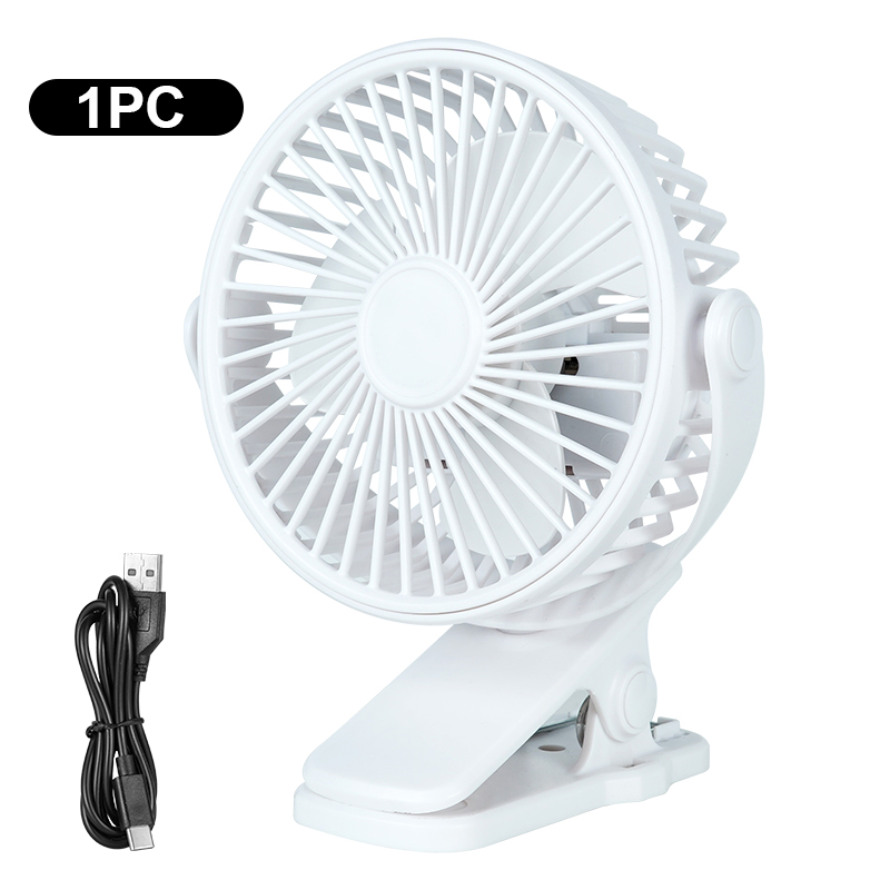 6-Inch Mini Fan 2-6W DC5V-1.0A Multi-Gear 360-Degree Rotating Clamp ...
