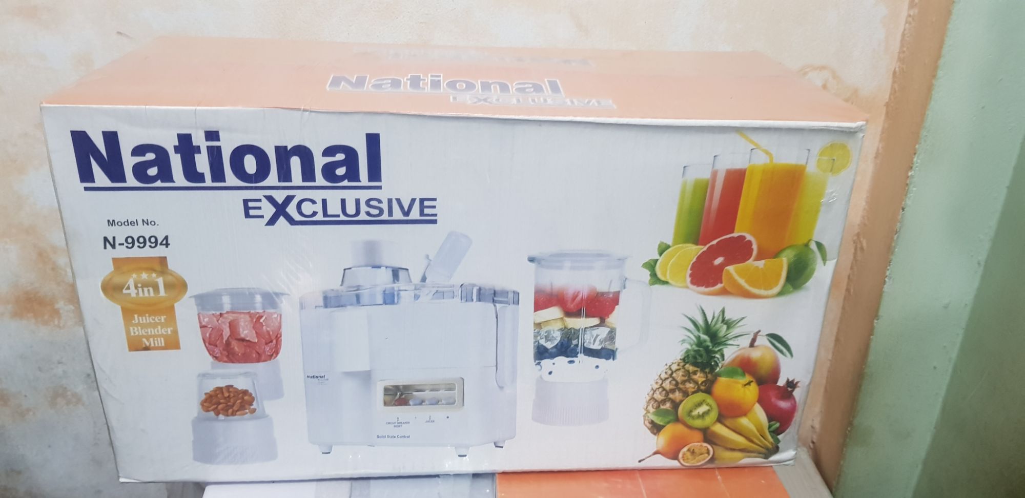 National 4in1 juicer machine heavy Duty motor(Blender, Grinder, Chopper ...