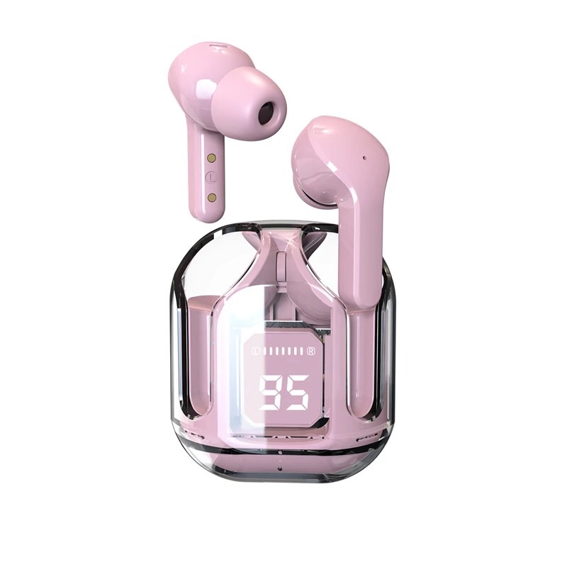 Air 31 earbuds with pouch, AirPods with transparent body, 360 degree ...
