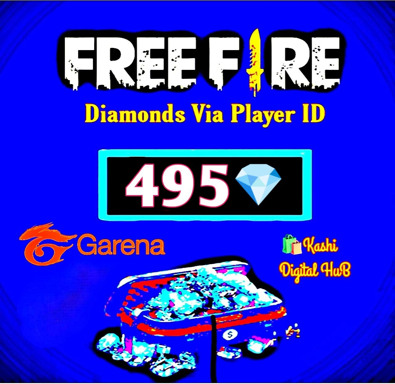 Garena Free Fire Diamonds 495 | Daraz.pk