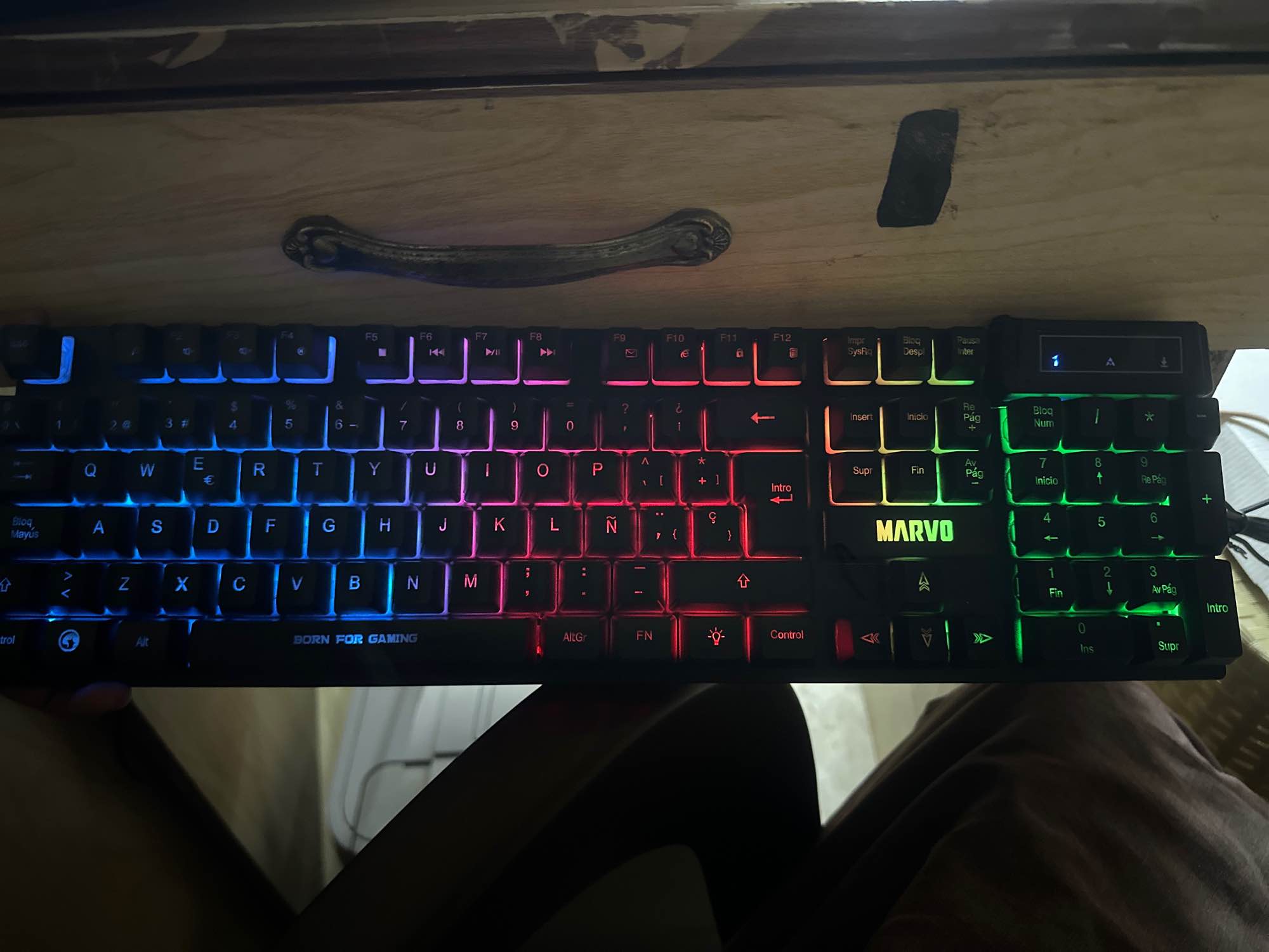 Marvo RGB Backlight gaming keyboard USB wired keyboard for pc & laptop ...