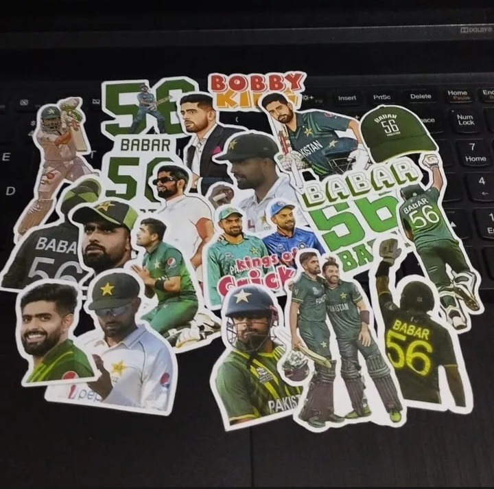 25/50 Babar Azam unique and aesthetic stickers for kids toys , phone ...