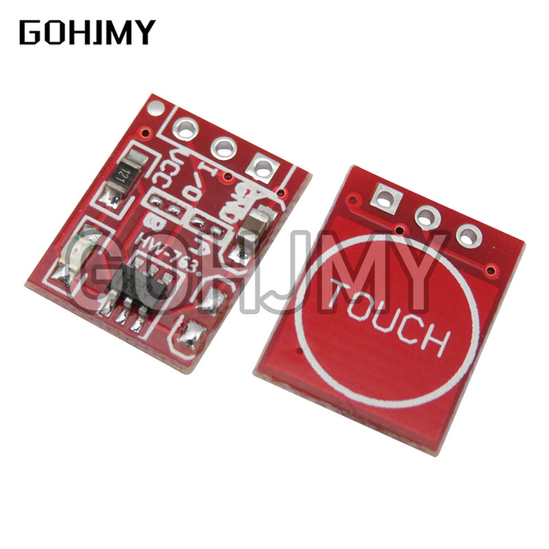 10PCS/LOT NEW TTP223 Touch button Module Capacitor type Single Channel ...