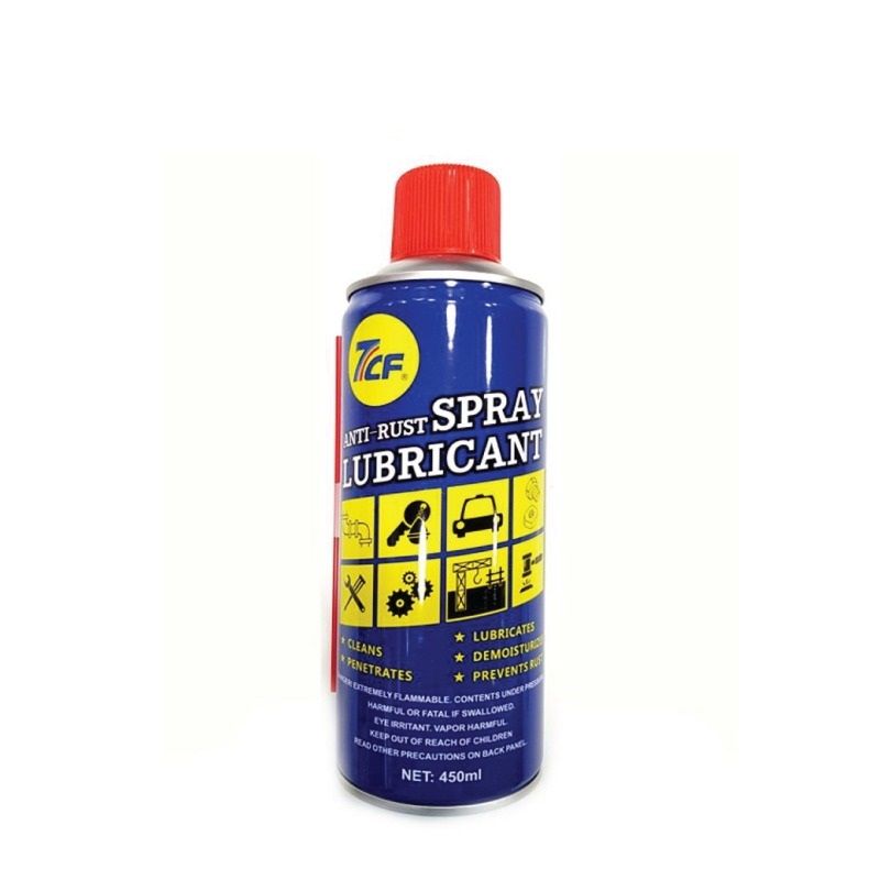 7CF ANTI RUST SPRAY LUBRICANT FOR CAR AND HOUSEHOLD USE 450ML | Daraz.pk