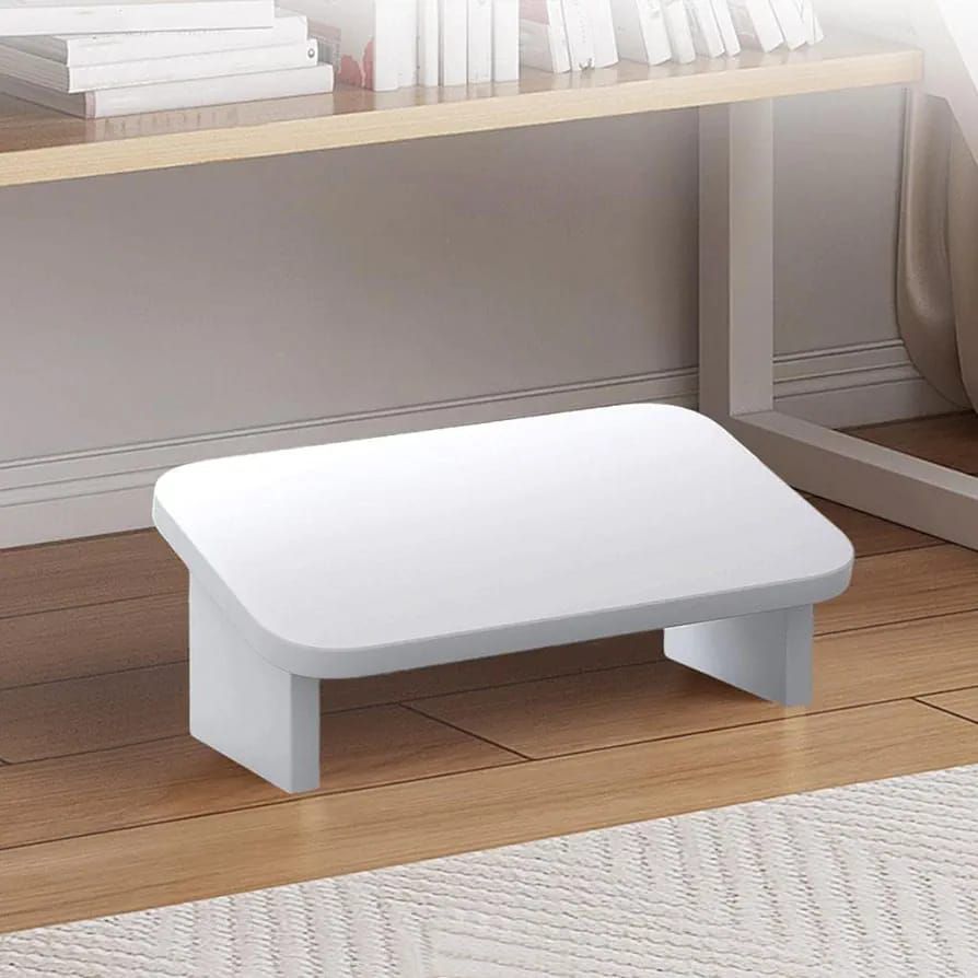 foot rest table /Under Desk foot rest/ wooden foot rest /leg rest ...