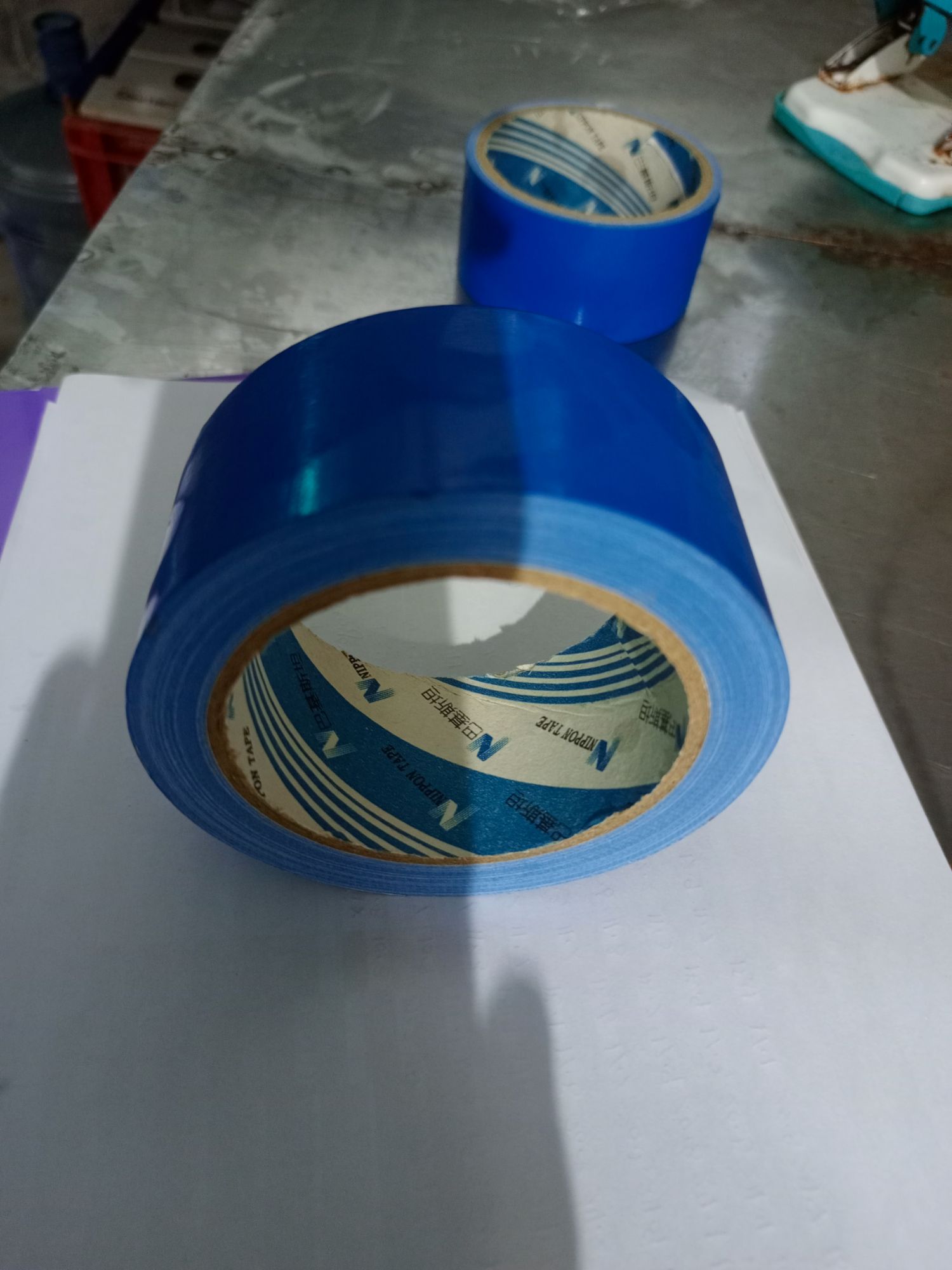 blue tape for cartoon packing power full tape 3.5 cm | Daraz.pk
