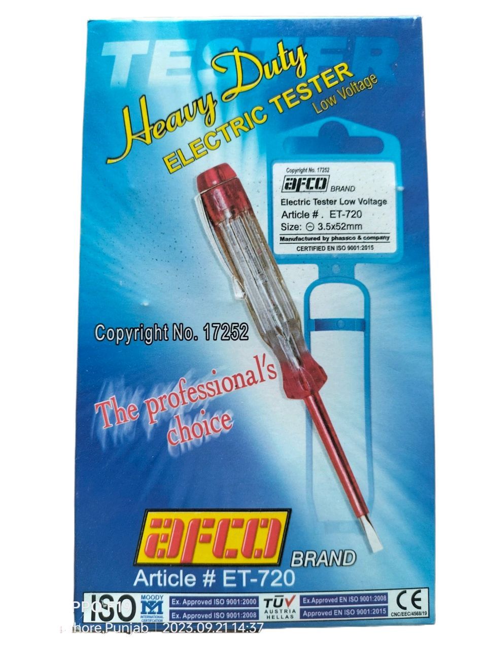 Afco electric tester low voltage | Daraz.pk