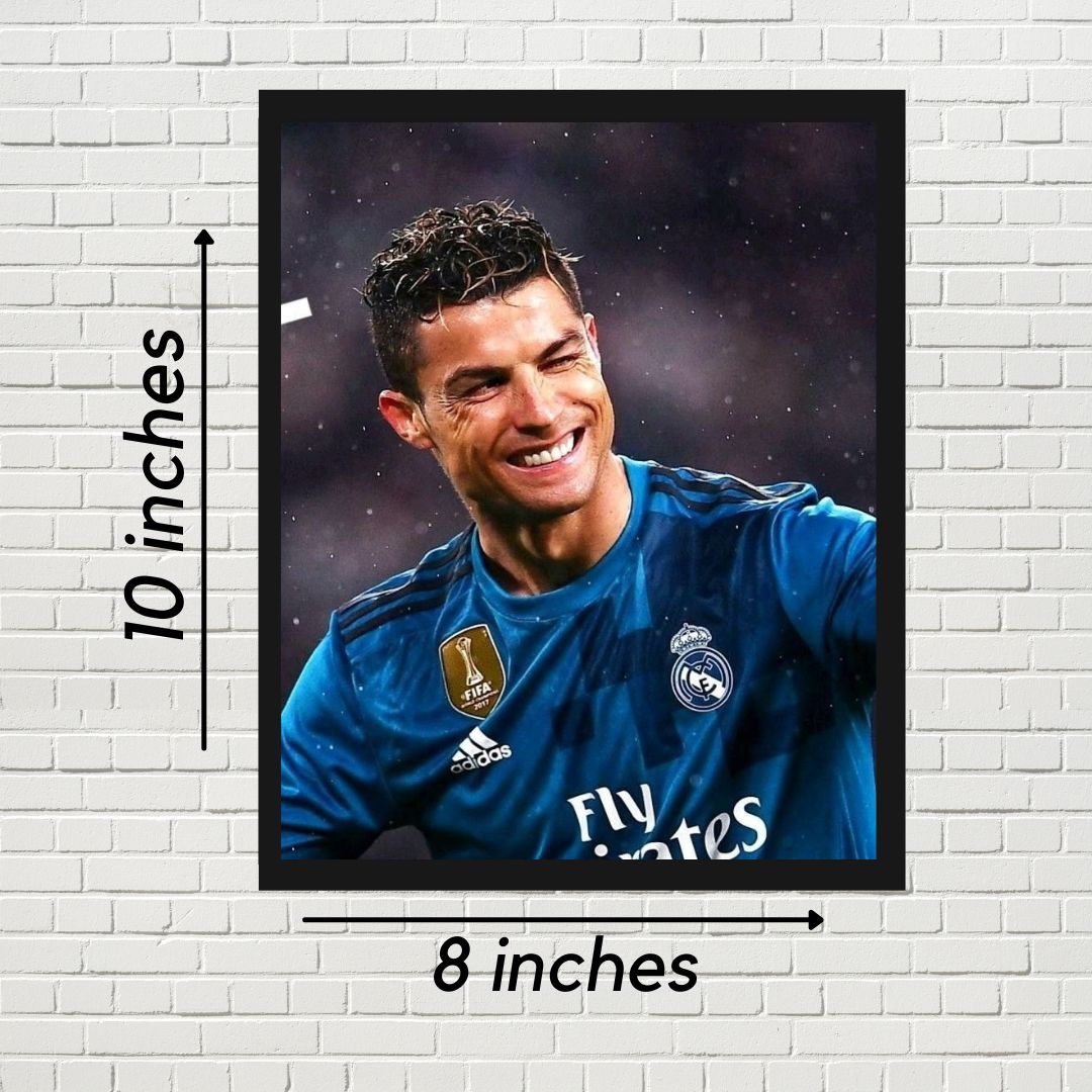 Cristiano Ronaldo Wall frame room decoration Real Madrid Art | Daraz.pk