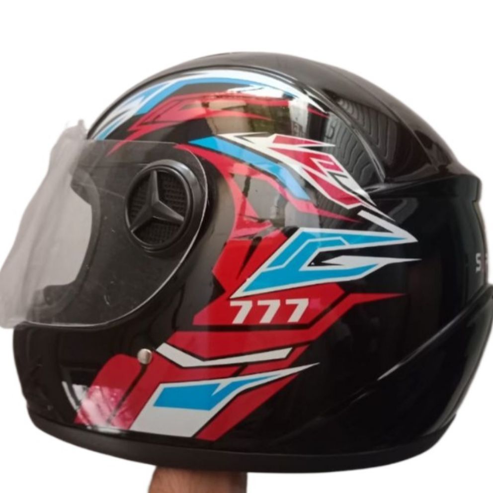 SUPER-AIR FULL FACE UNBREAKABLE & SAFETY HELMET FOR BIKE | Daraz.pk
