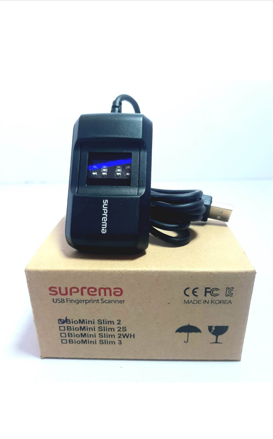 Suprema Bio Mini Slim 2 Finger Print Reader e Sahulat | Daraz.pk
