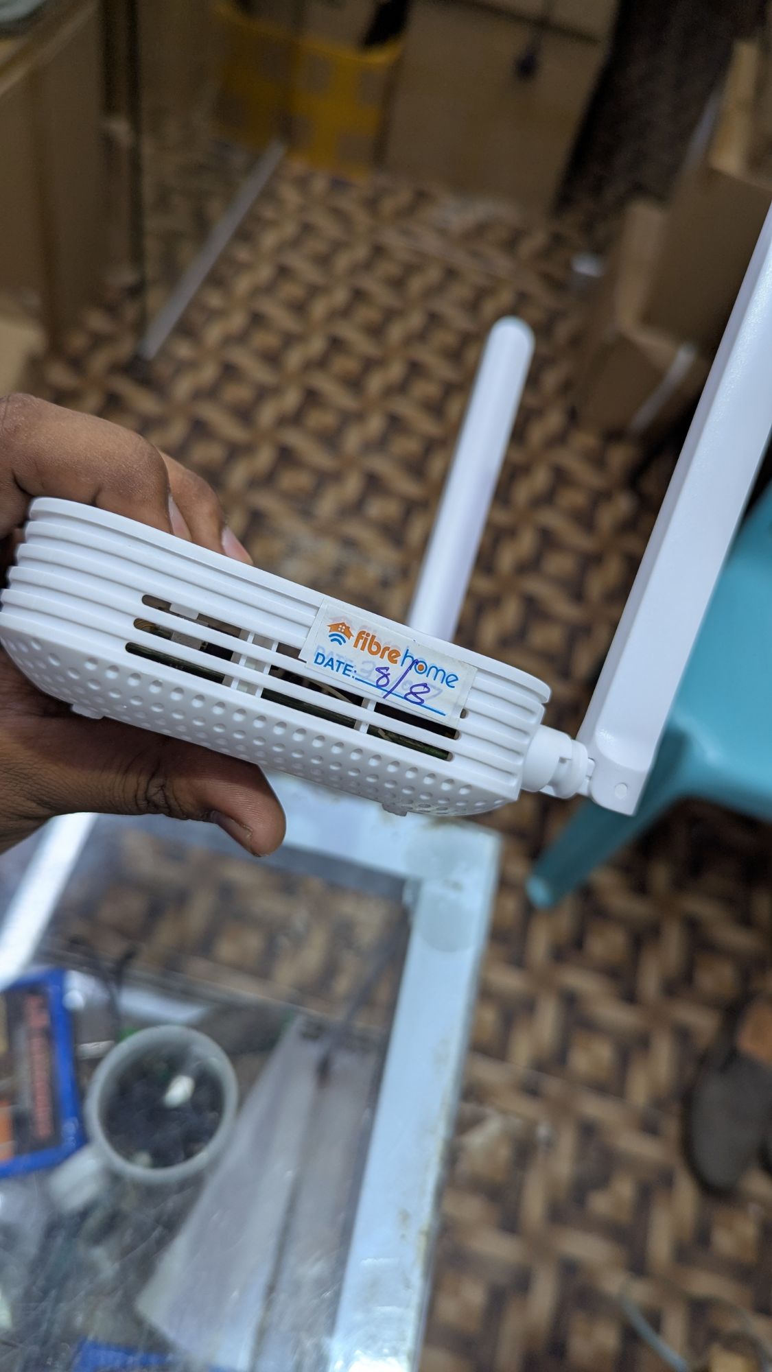 XPON Wifi Router | 5DBI Antenna | Box pack High Speed FTTH Modem | 1GE ...