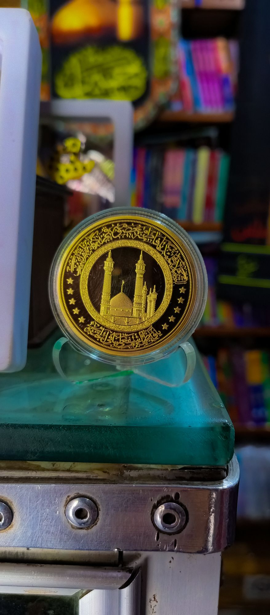 Coin mola imam reza as gold plated Coin | Daraz.pk