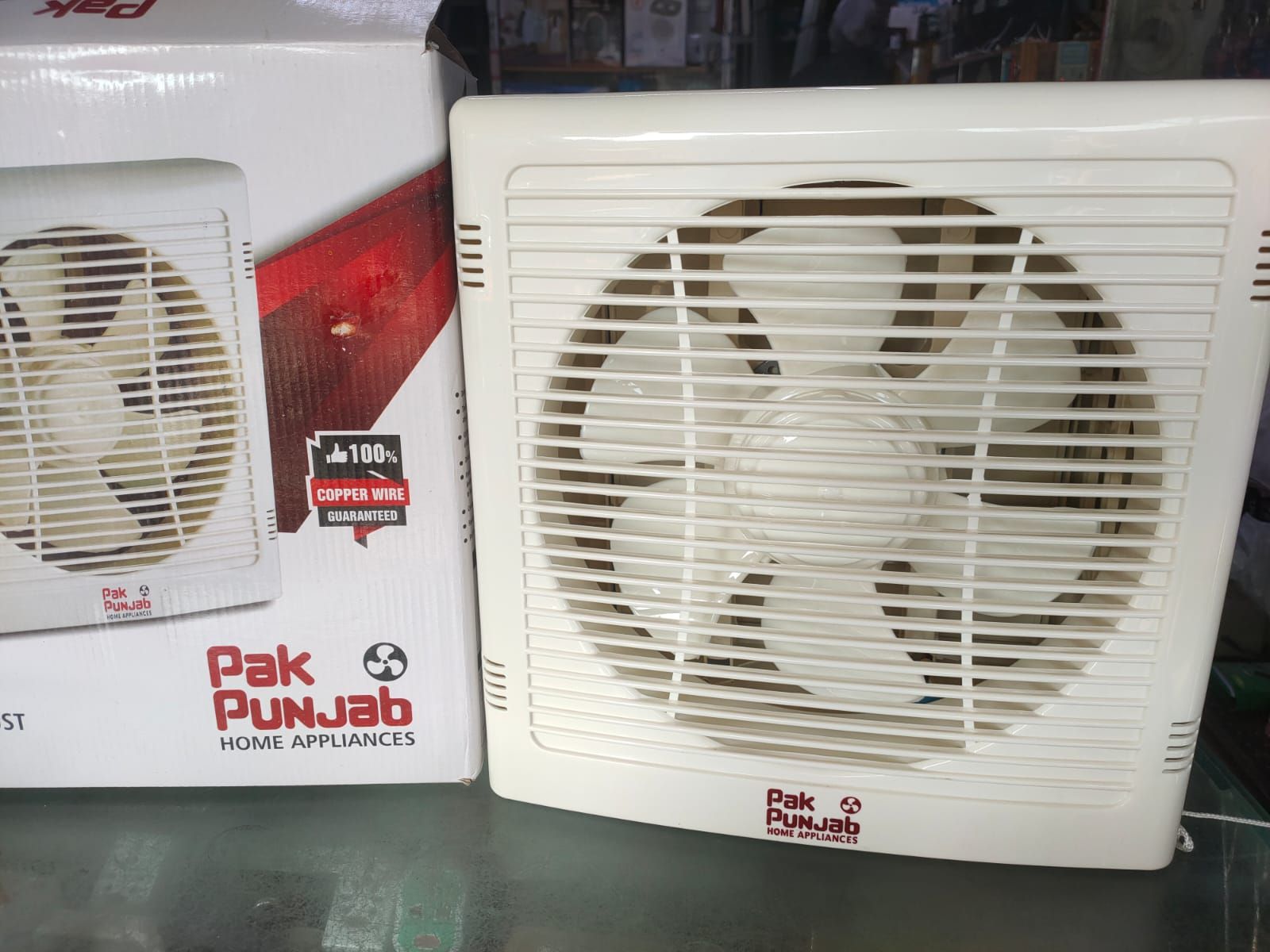 Pak panjab Ventilating Exhaust Fan 10 inch Square - Imported | Daraz.pk