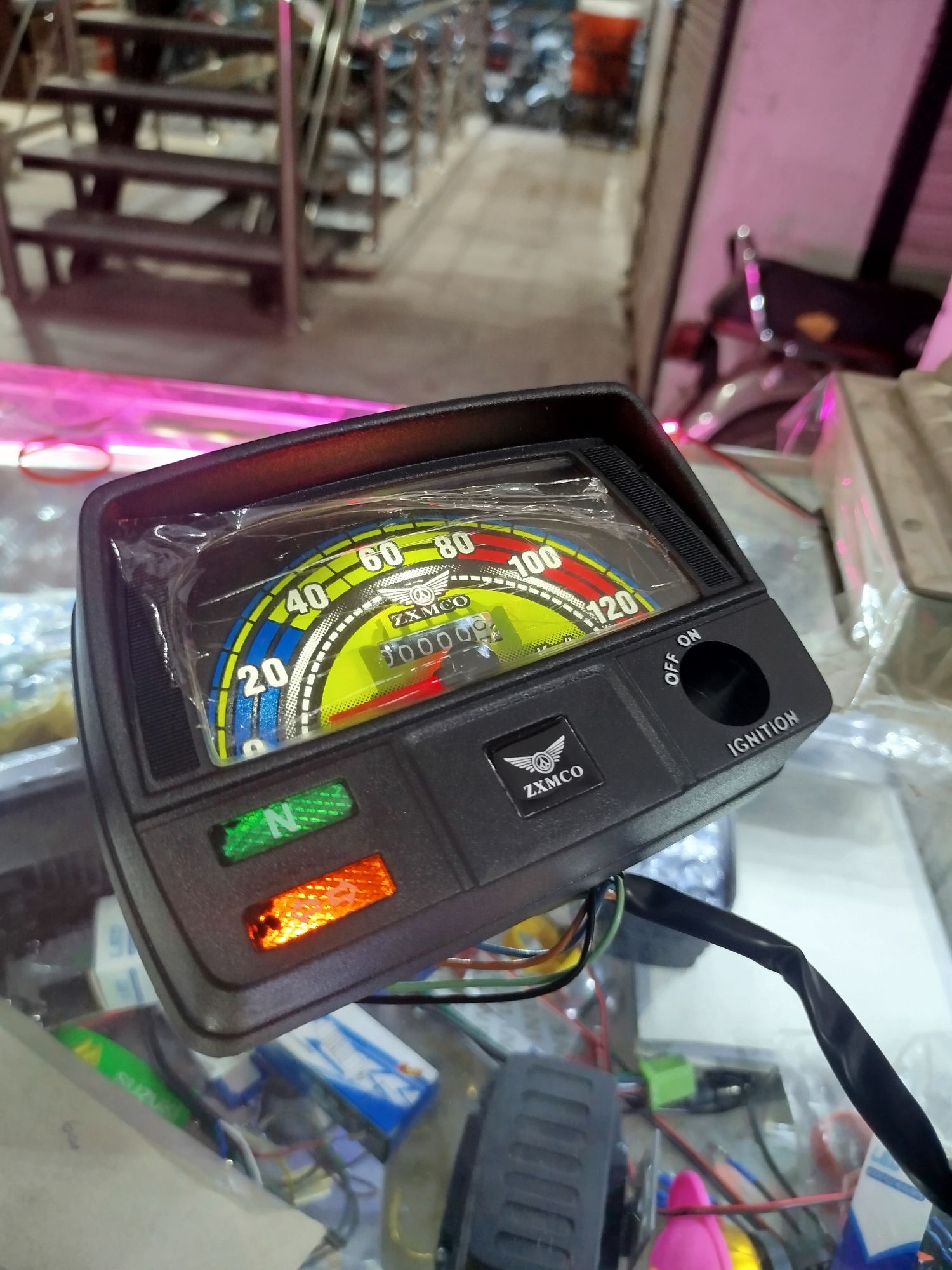 Led lightning speedo meter zmco bike use cd70 and all china cd70 ...