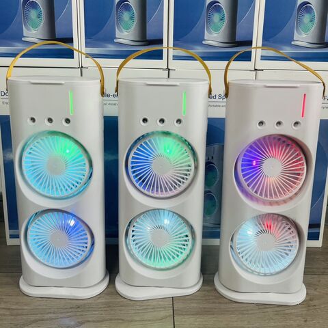 Air Cooling Mist Double Ended Spray Fan Quiet Cooling Air, Big Wind ...