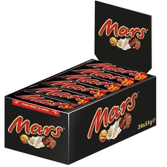 Mars Chocolates 50g Box (24 pcs) | Daraz.pk
