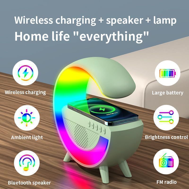 powerbank- G-Type Shape Wireless Rechargeable Mobile Phone LED Colorful ...