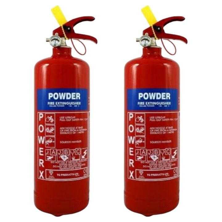 Dcp 1kg Fire extinguisher Pack of 2 For vehicle and kitchen | Daraz.pk