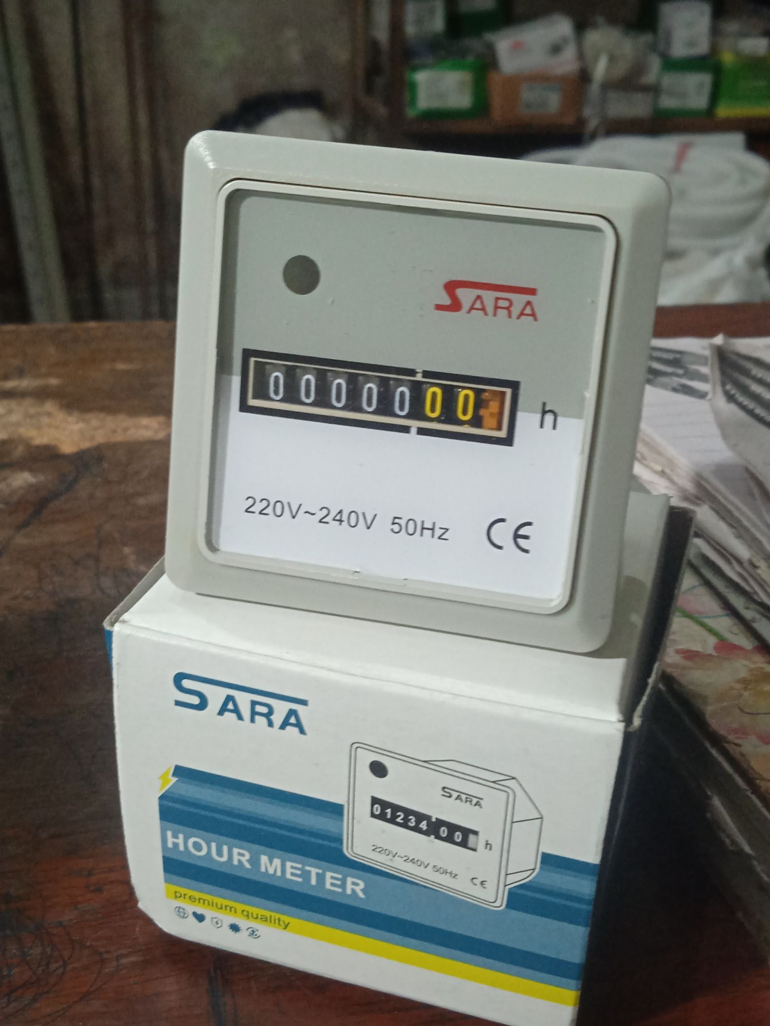 SARA Hour Meter 220- 240VAC Timer Counter Industrial AC Hour Meter ...