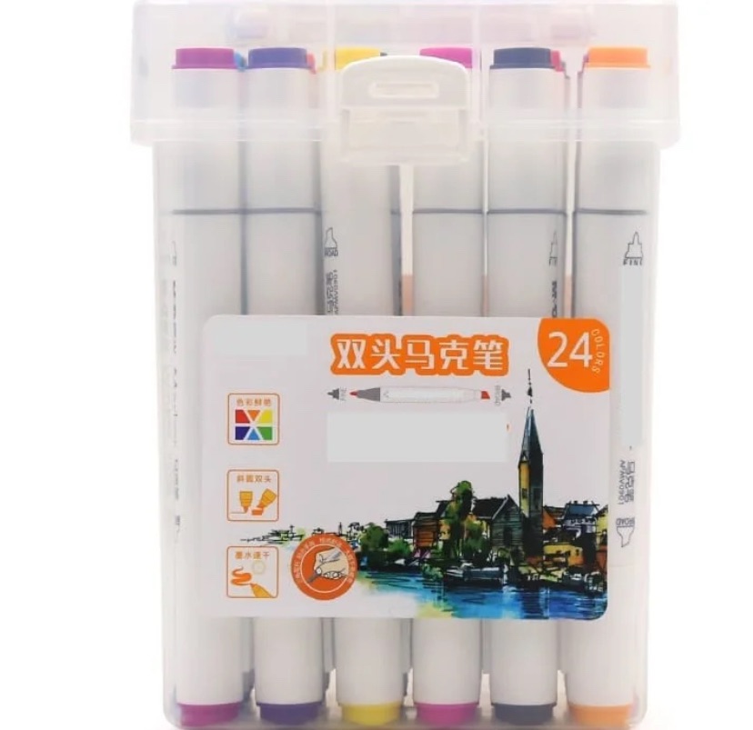 Morning Glory colours High Quality copic Art makers for drawing Dual ...
