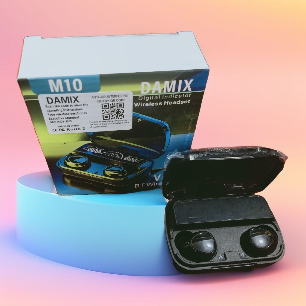Original M10 Earbuds DAMIX SOUND QUALITY GAMING BT WIRELESS | Daraz.pk