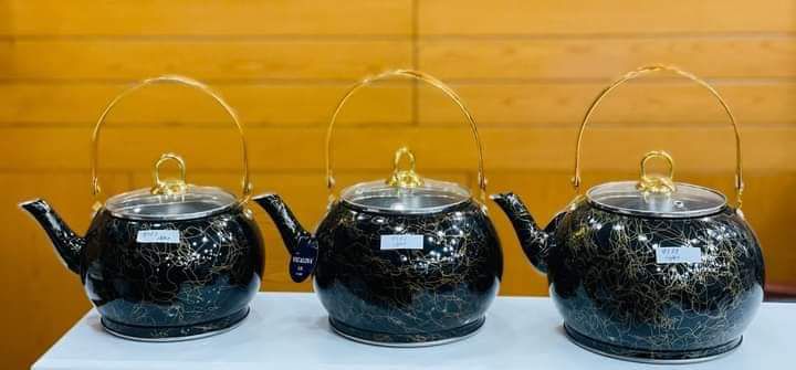 Dam china glass lid steel stainless steel Kittle 2.5litre | Daraz.pk