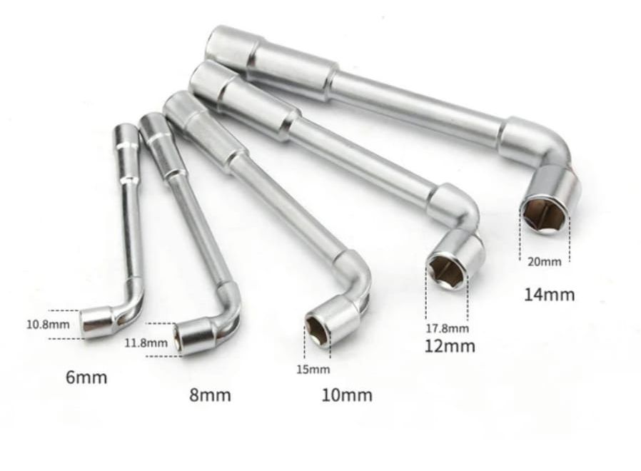 5PCS L TYPE SOCKET PANA 6 8 10 12 14MM | Daraz.pk