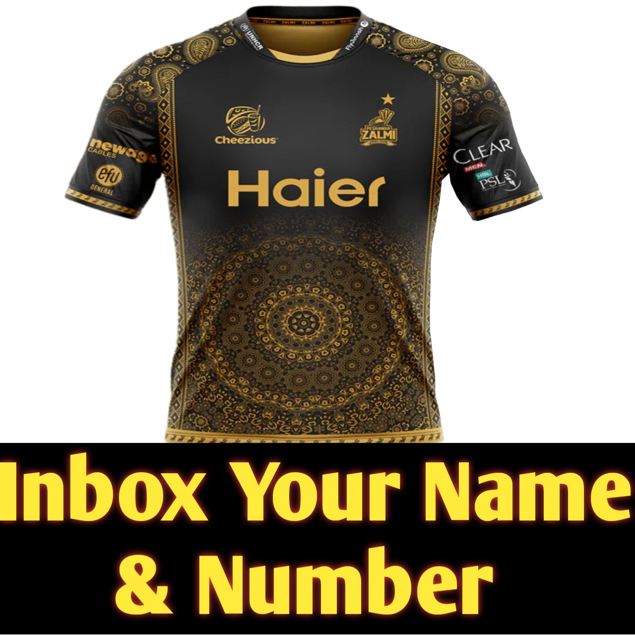 New Official PSL Customize Sports jersys 2025 with Your name number ...
