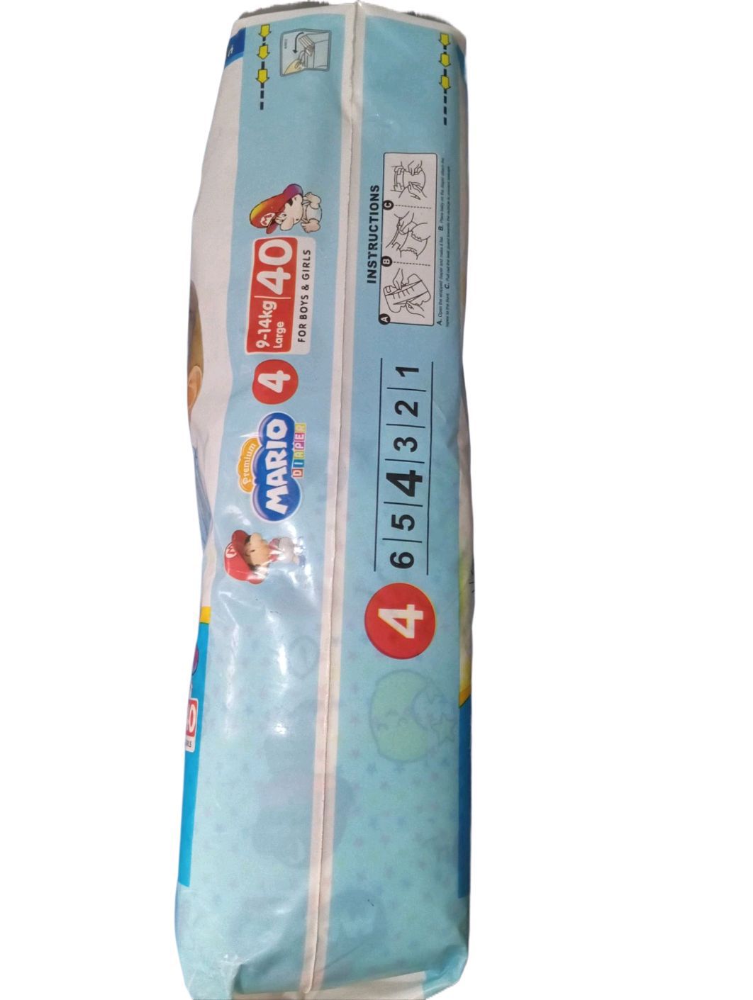 Premium Mario Diaper Economy Pack 4 Number | Daraz.pk