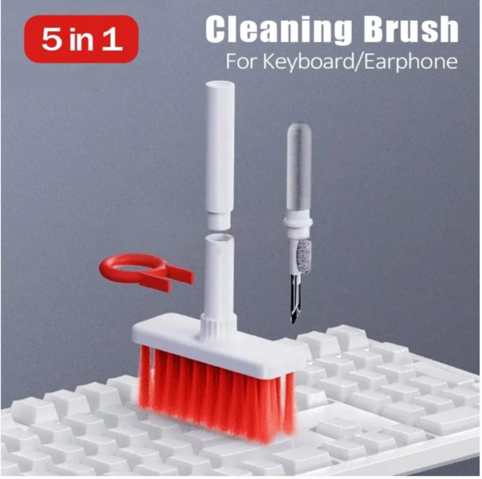 5 in 1 Keyboard Cleaning Brush Earphones & Earbuds Dust Remover With ...