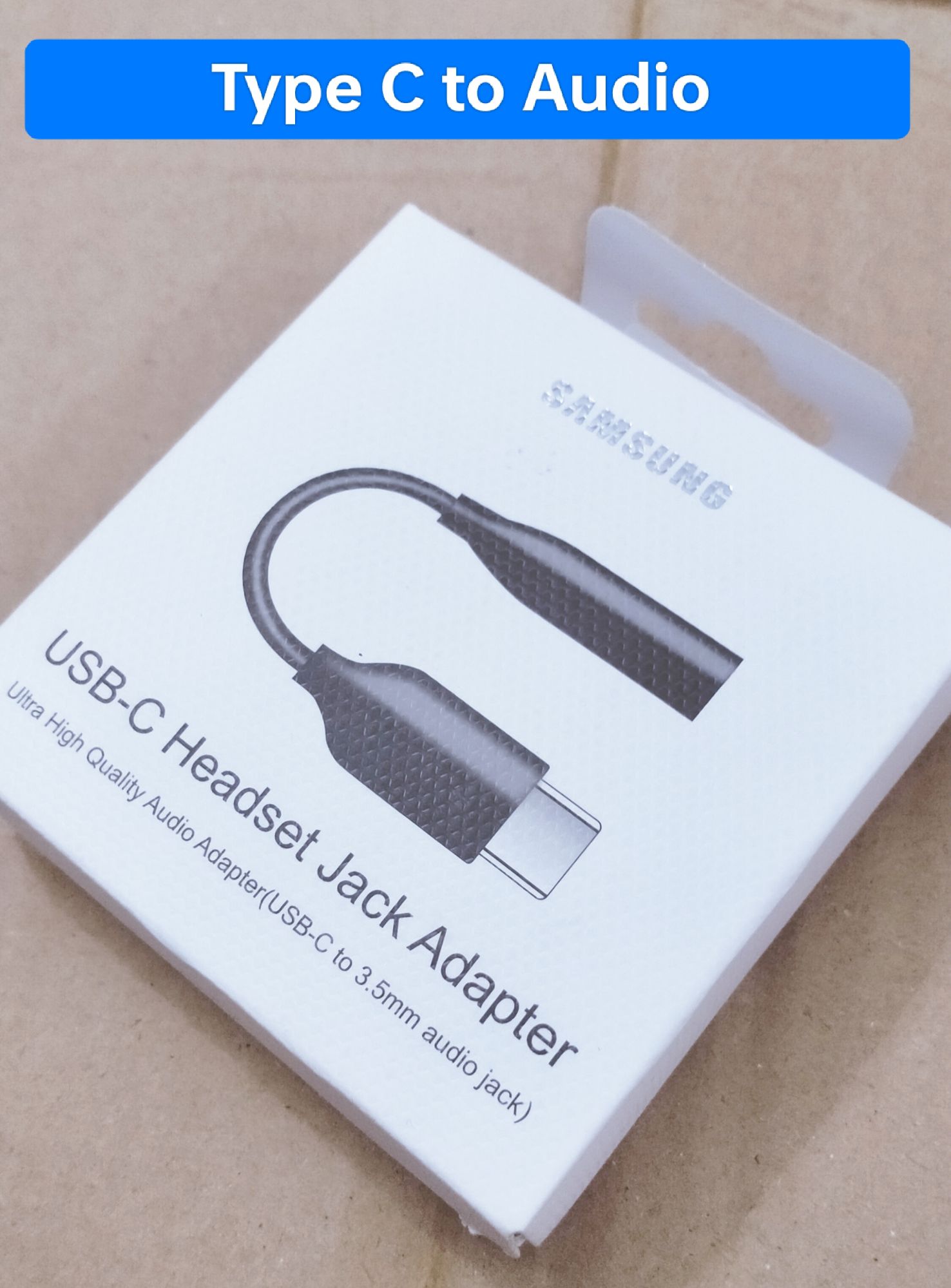 Samsung Original Type C to Audio Jack Adapter. USB-C Headset Jack ...