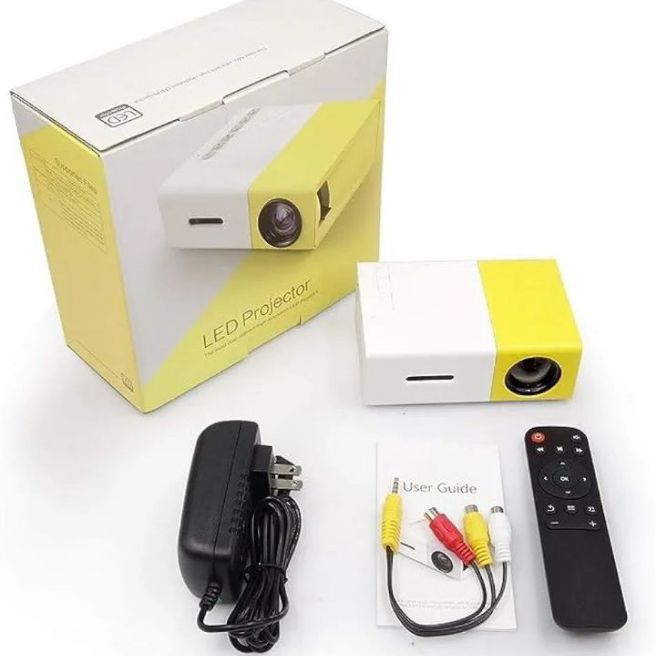 Mini Projector, Portable Pico Full Color LED LCD Video Projector | Daraz.pk