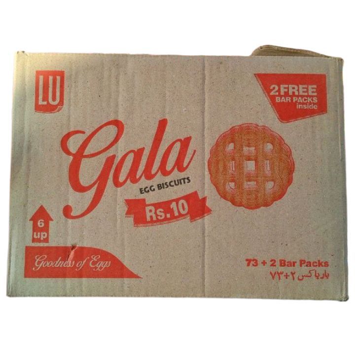 Original Lu Gala Egg Biscuits (Pack Of 73+2 Pieces Free=75) Box Pack ...