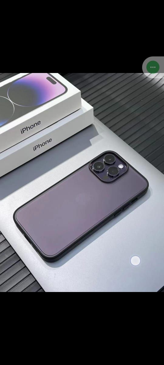 Iphone 14 Promax Original Q series brand case deep purple color | Daraz.pk