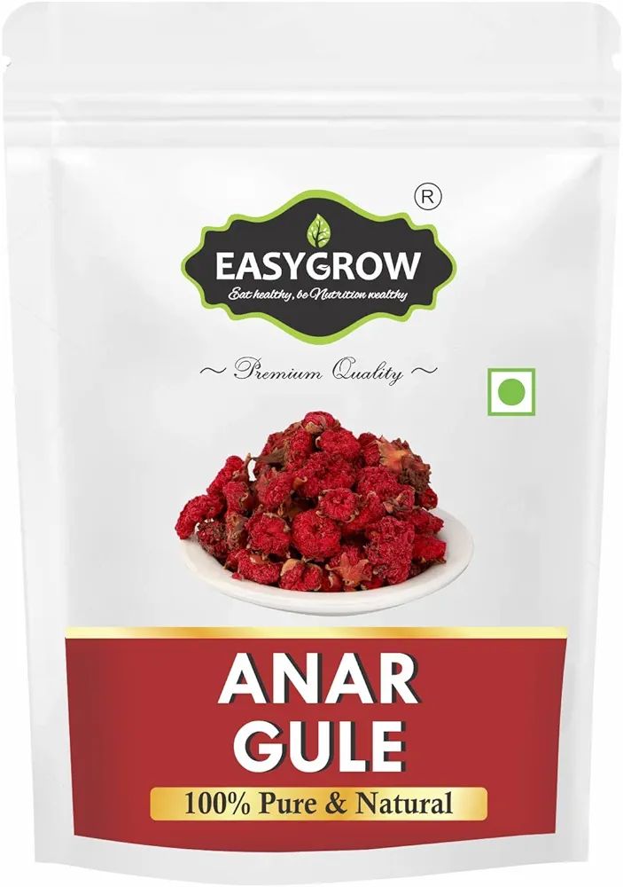 Gule Anar - 150 Grm - Dry Pomegranate Flower - Anaar k sukhe phool ...