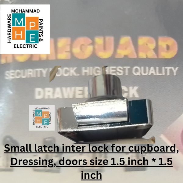 hi grade small latch interlock for cupboard and safety locker | Daraz.pk