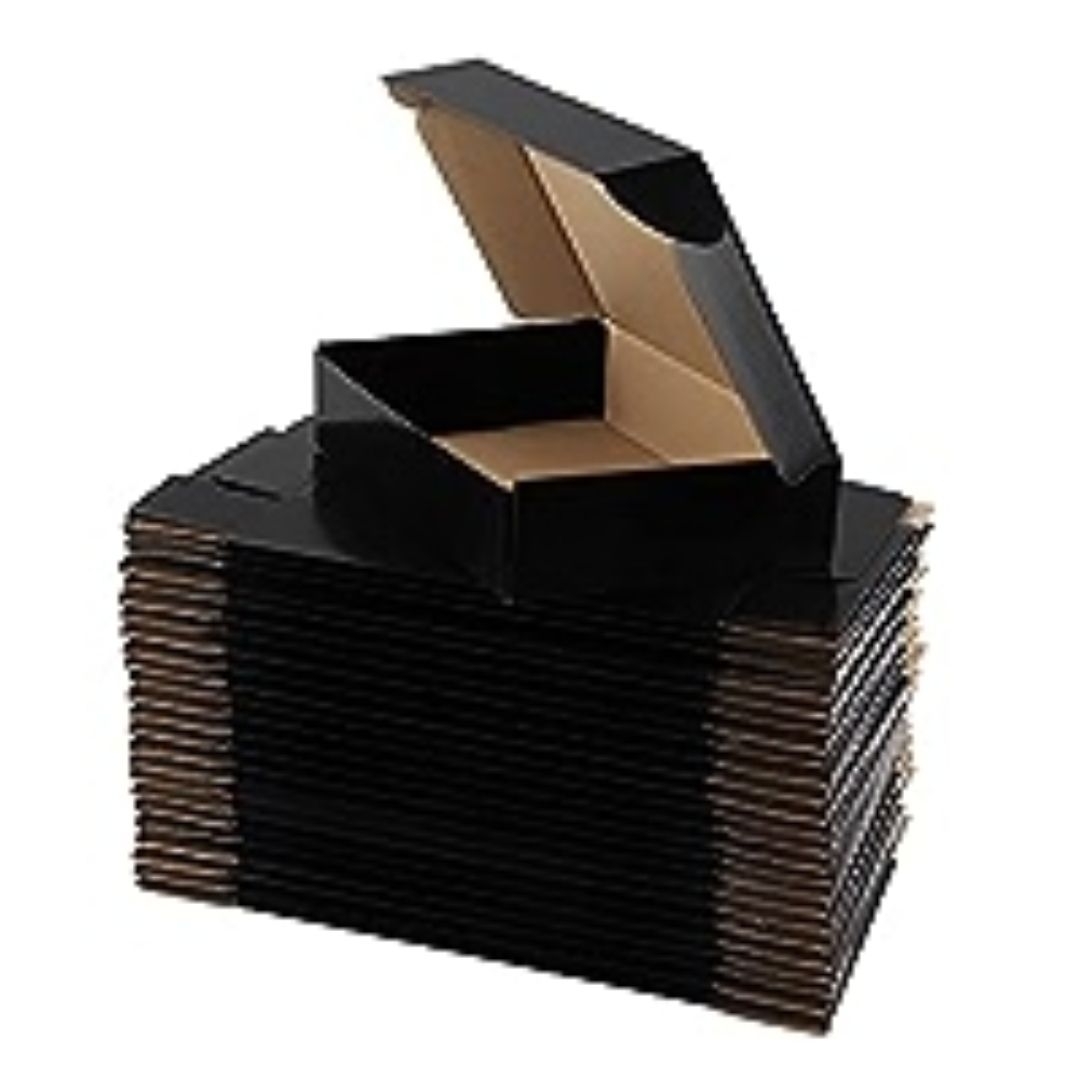 Premium Black Boxes 6X4X2 Inches With Lamination - 50 Boxes Bundle ...